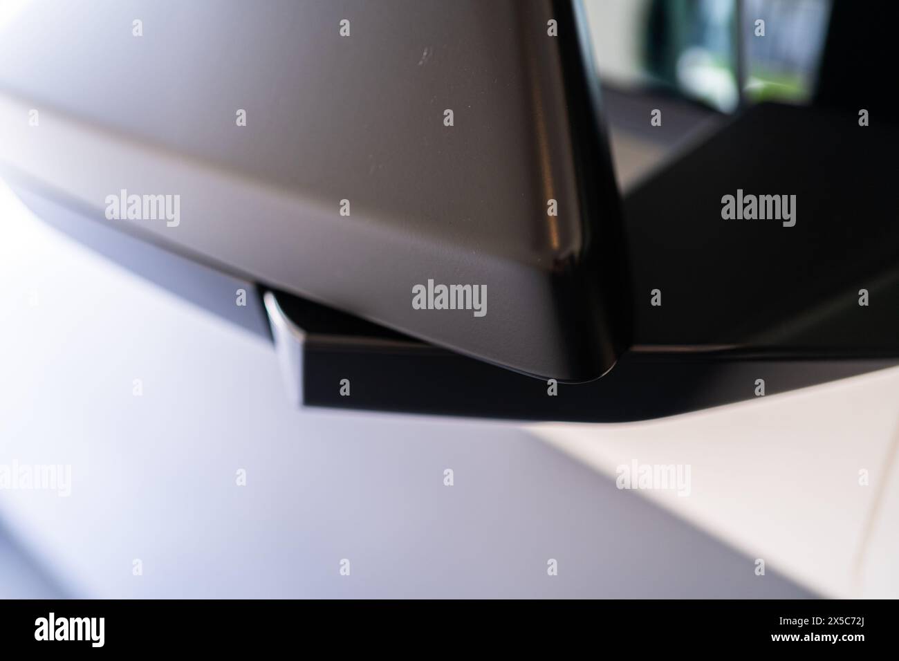 Detailed Close-Up of Tesla Cybertruck Exterior Angle Stock Photo - Alamy