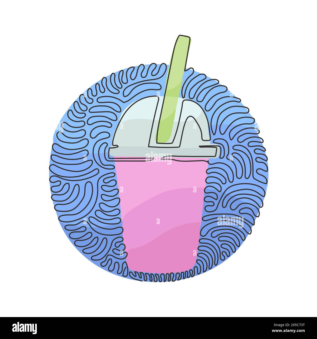 Boba tea bubble tea store Stock Vector Images - Alamy