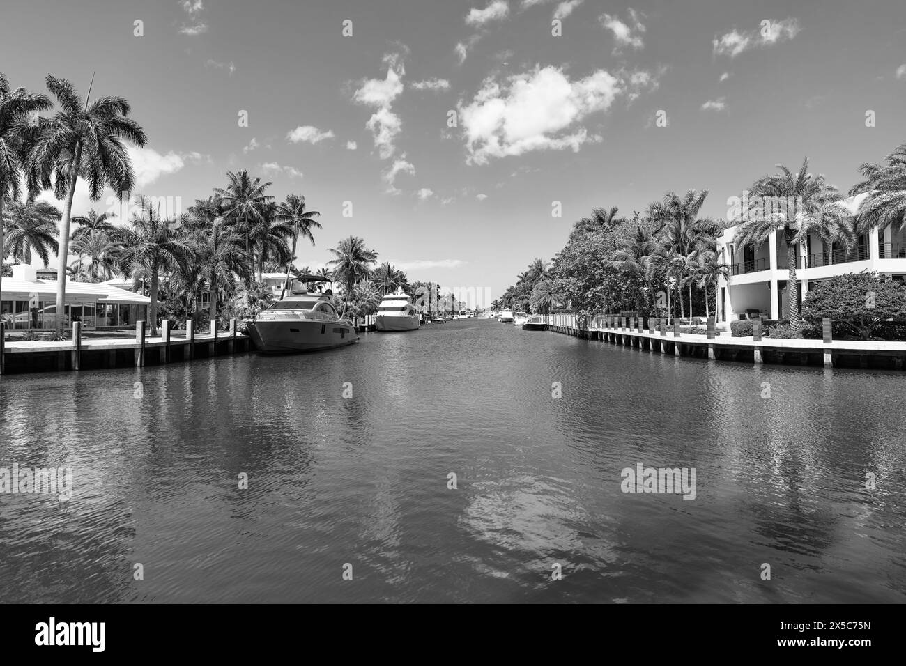 sea view of harbor with yachts at seaside summer destination ...