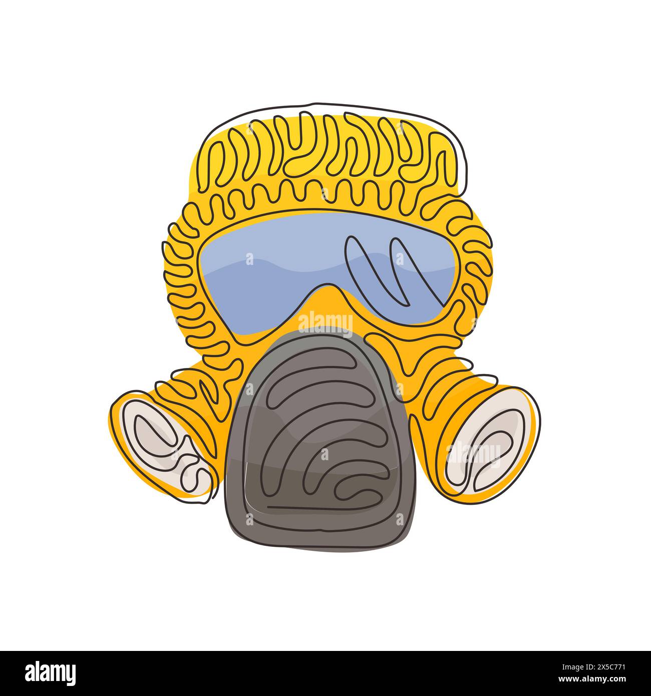 Line drawing mask hi-res stock photography and images - Alamy