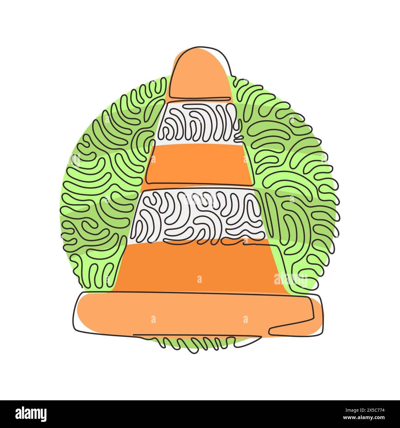 Caution alert icon doodle Cut Out Stock Images & Pictures - Alamy