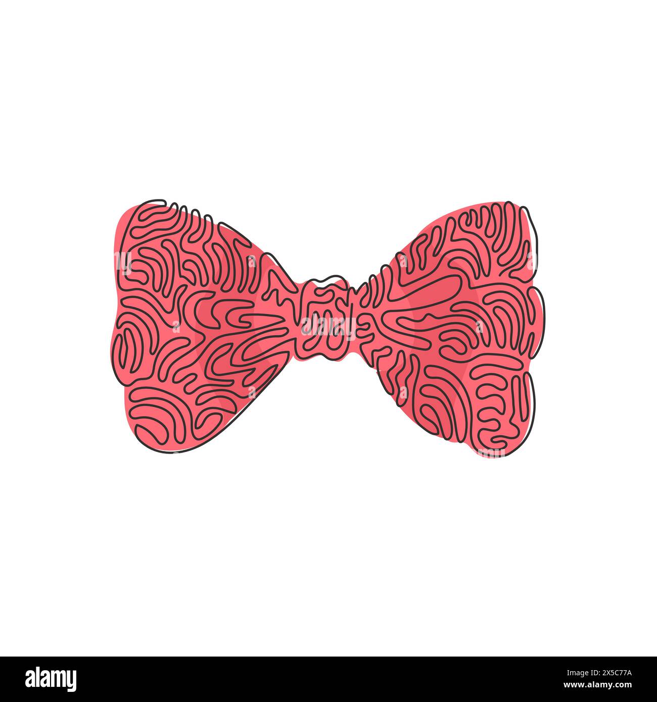 Elegant tie accessory Stock Vector Images - Alamy