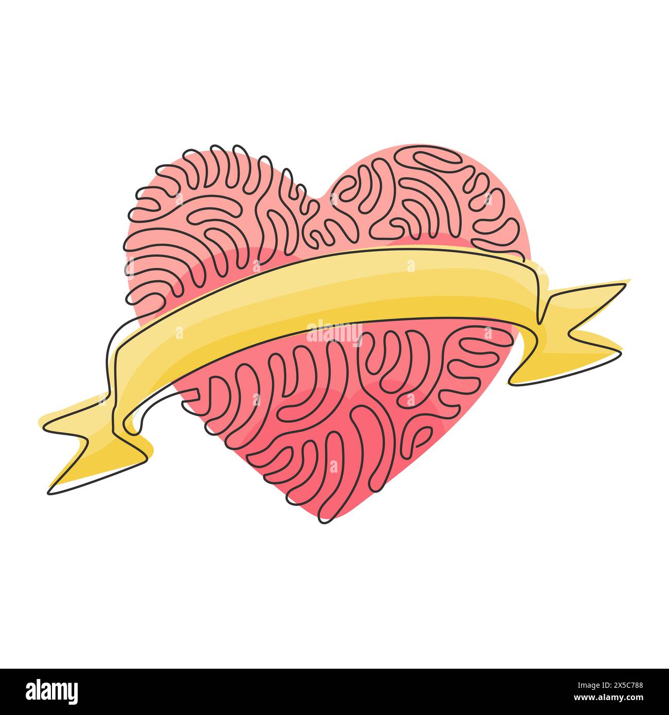 Continuous one line drawing text lettering calligraphy composition ...