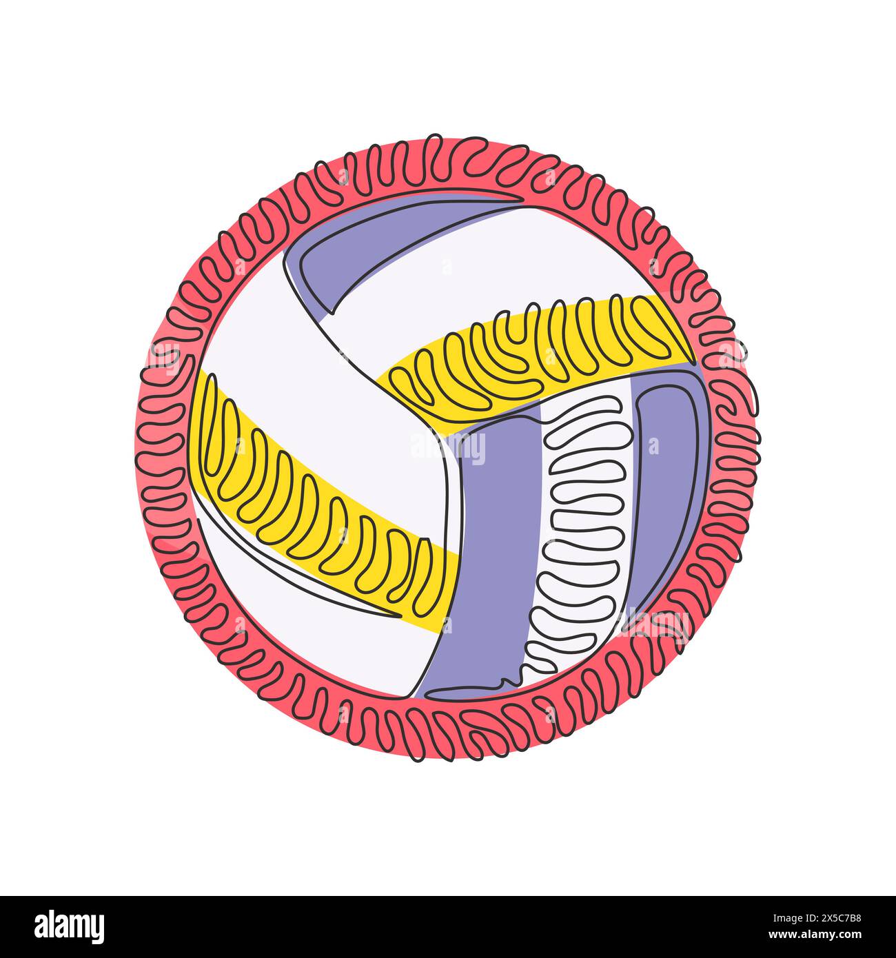 Volleyball sketch hi-res stock photography and images - Alamy