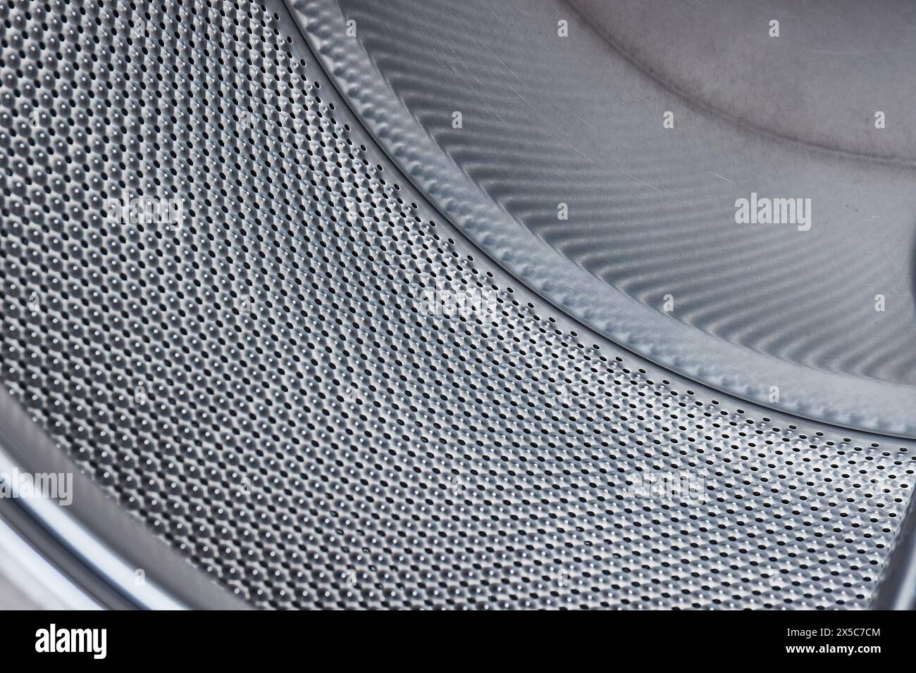 Washing machine clean inside empty Stock Photo - Alamy