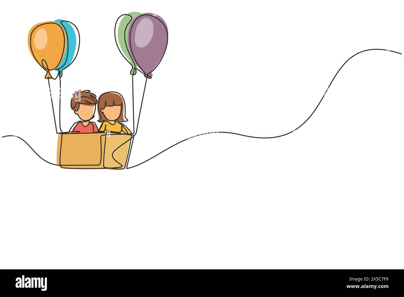 Boy sitting pilot in airplane Stock Vector Images - Alamy