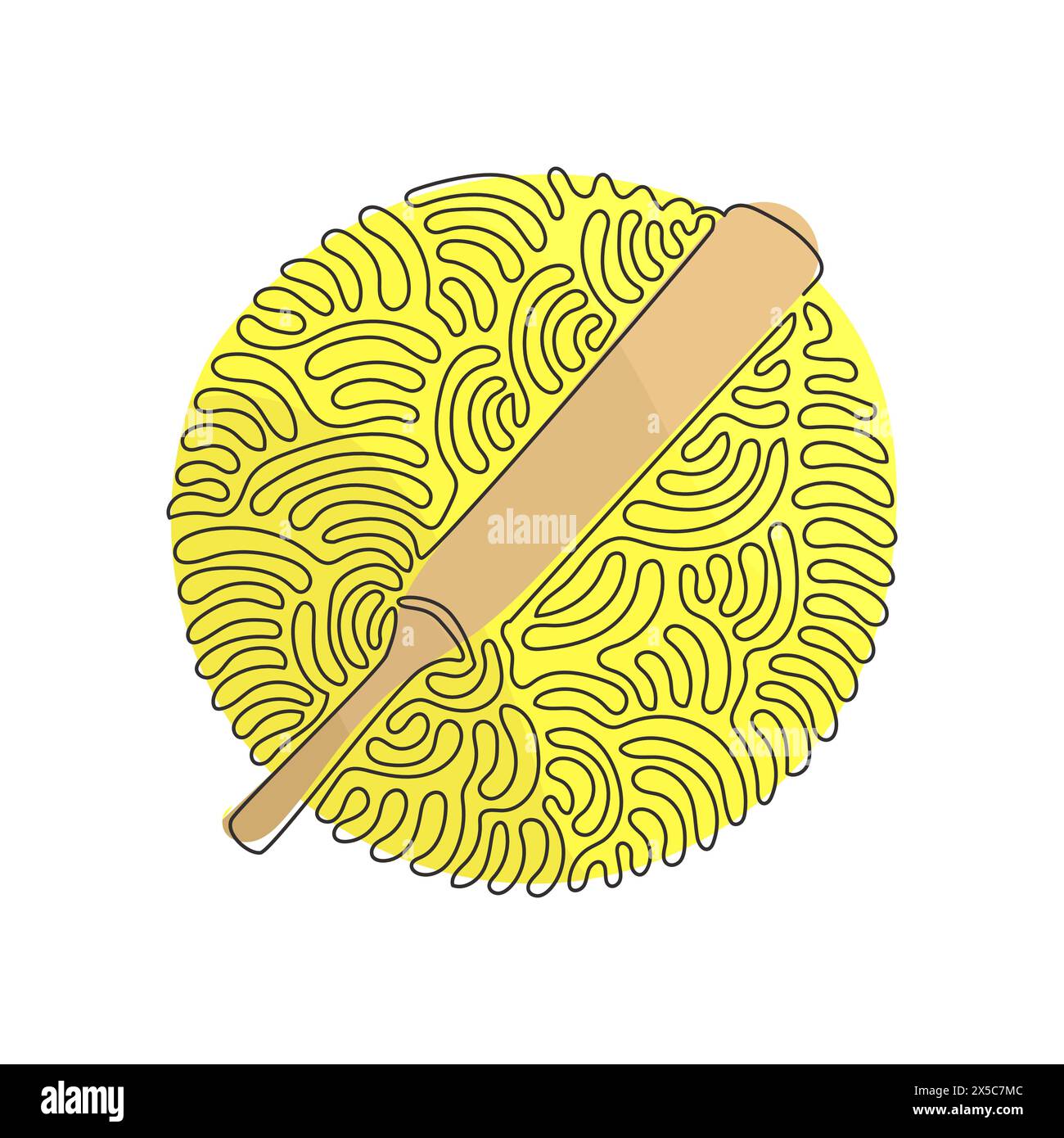 Continuous one line drawing traditional wood cricket bats. Wooden bat ...