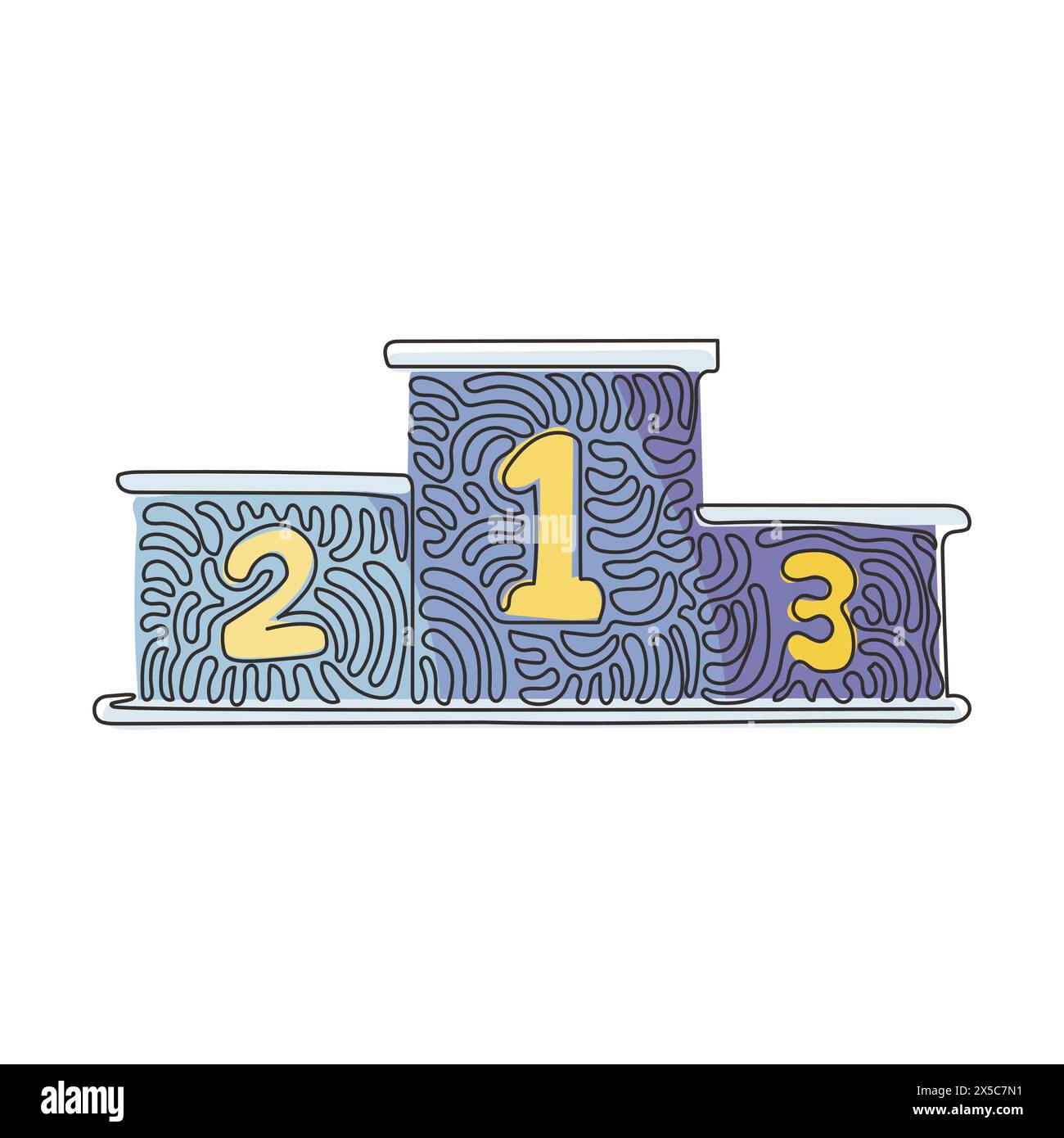 The awards on the podium Cut Out Stock Images & Pictures - Alamy