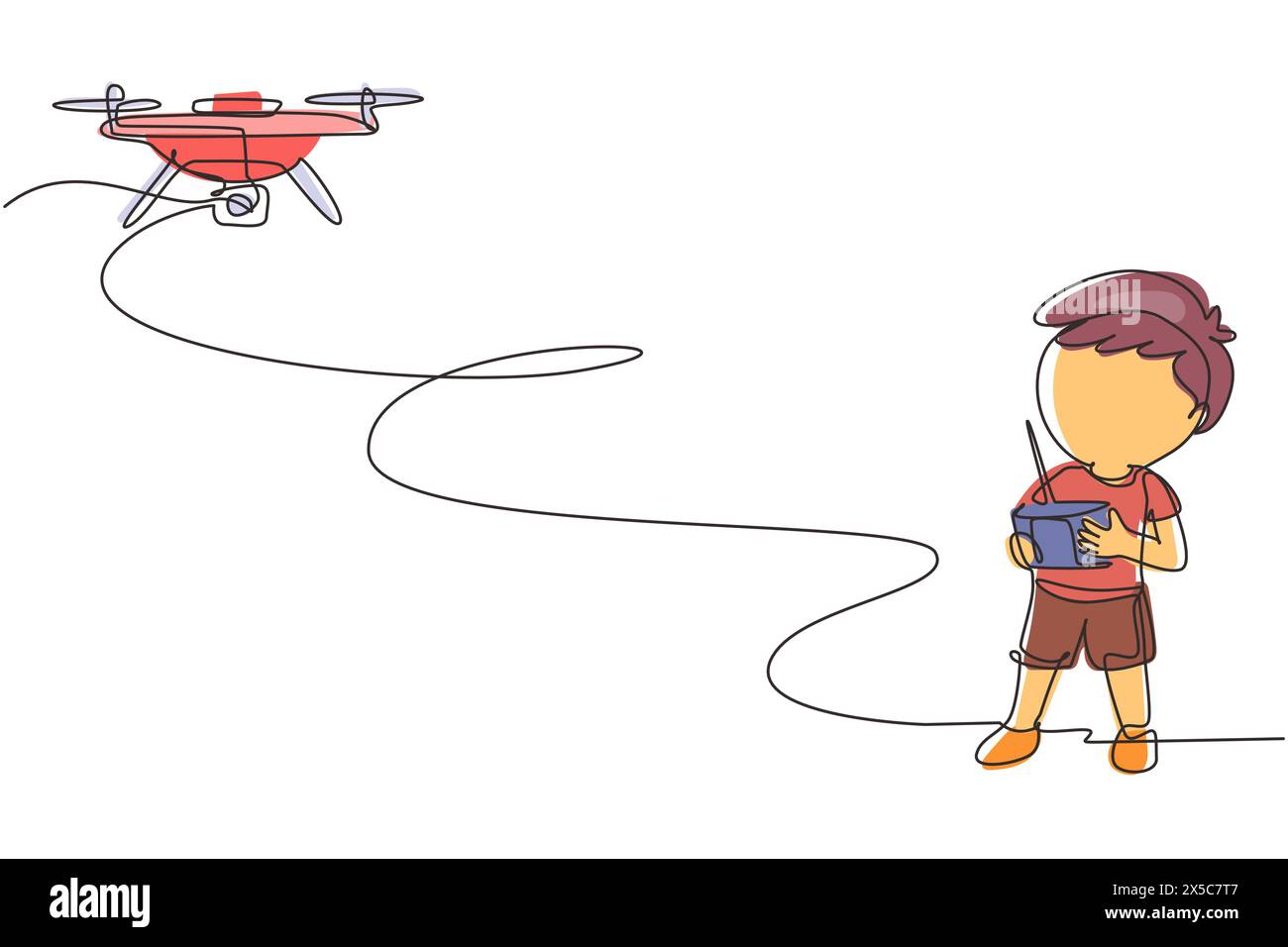 Cute child boy outdoors Cut Out Stock Images & Pictures - Alamy