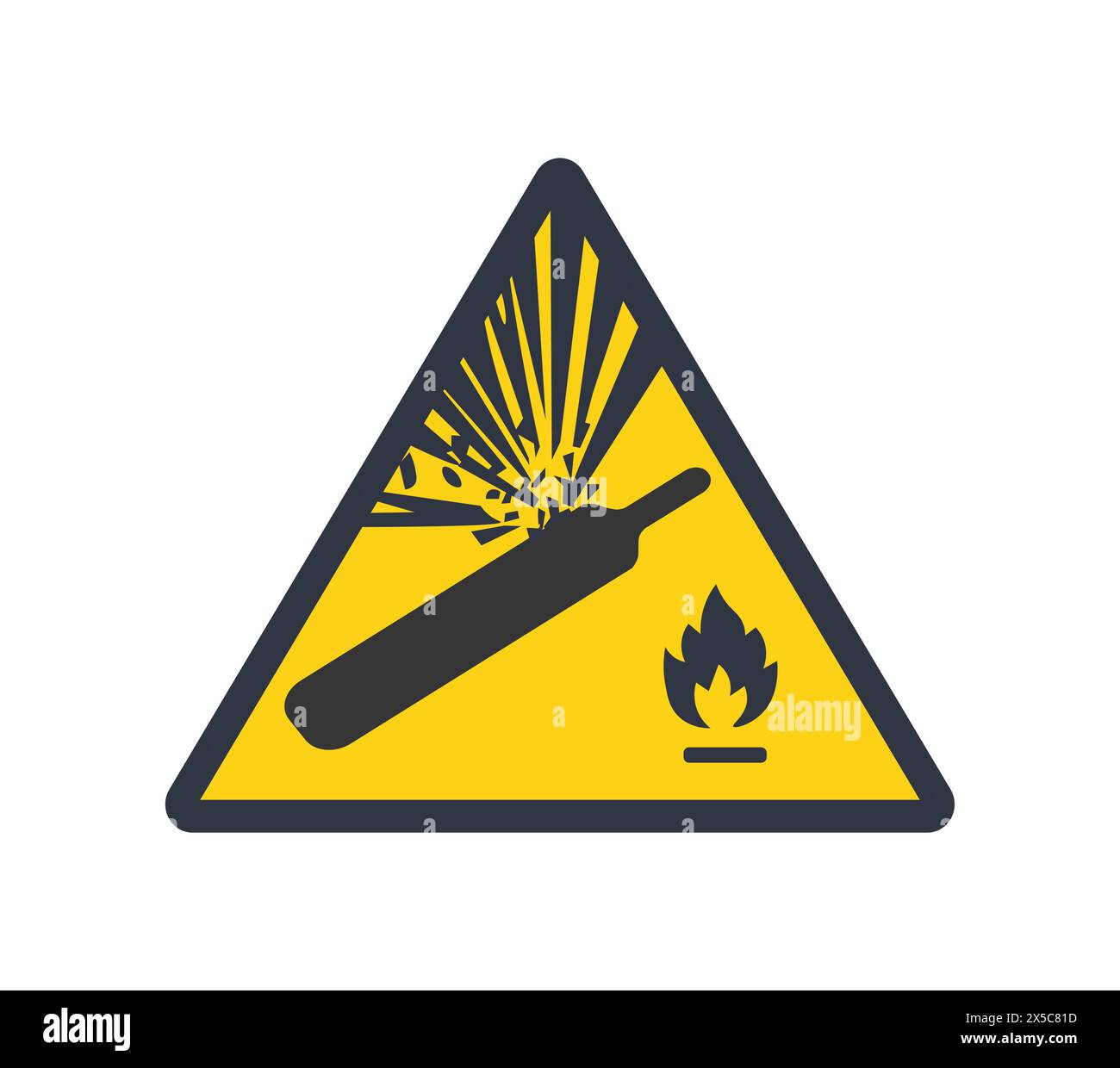 Pressurized Cylinders symbol Stock Vector Image & Art - Alamy