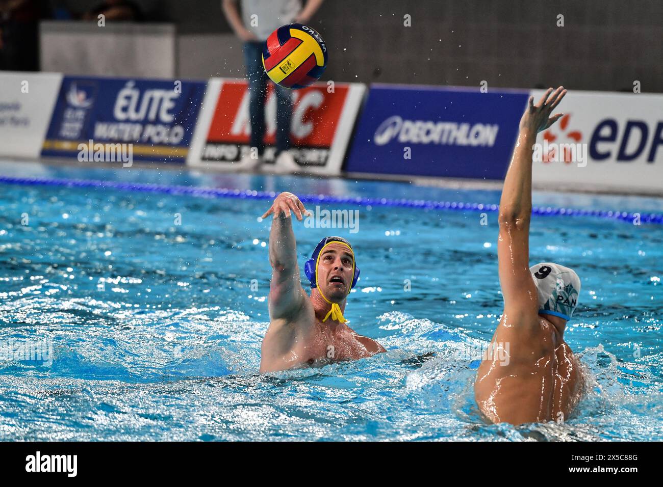 Strasbourg's Vlado POPADIC competes during the France Championship 3rd ...