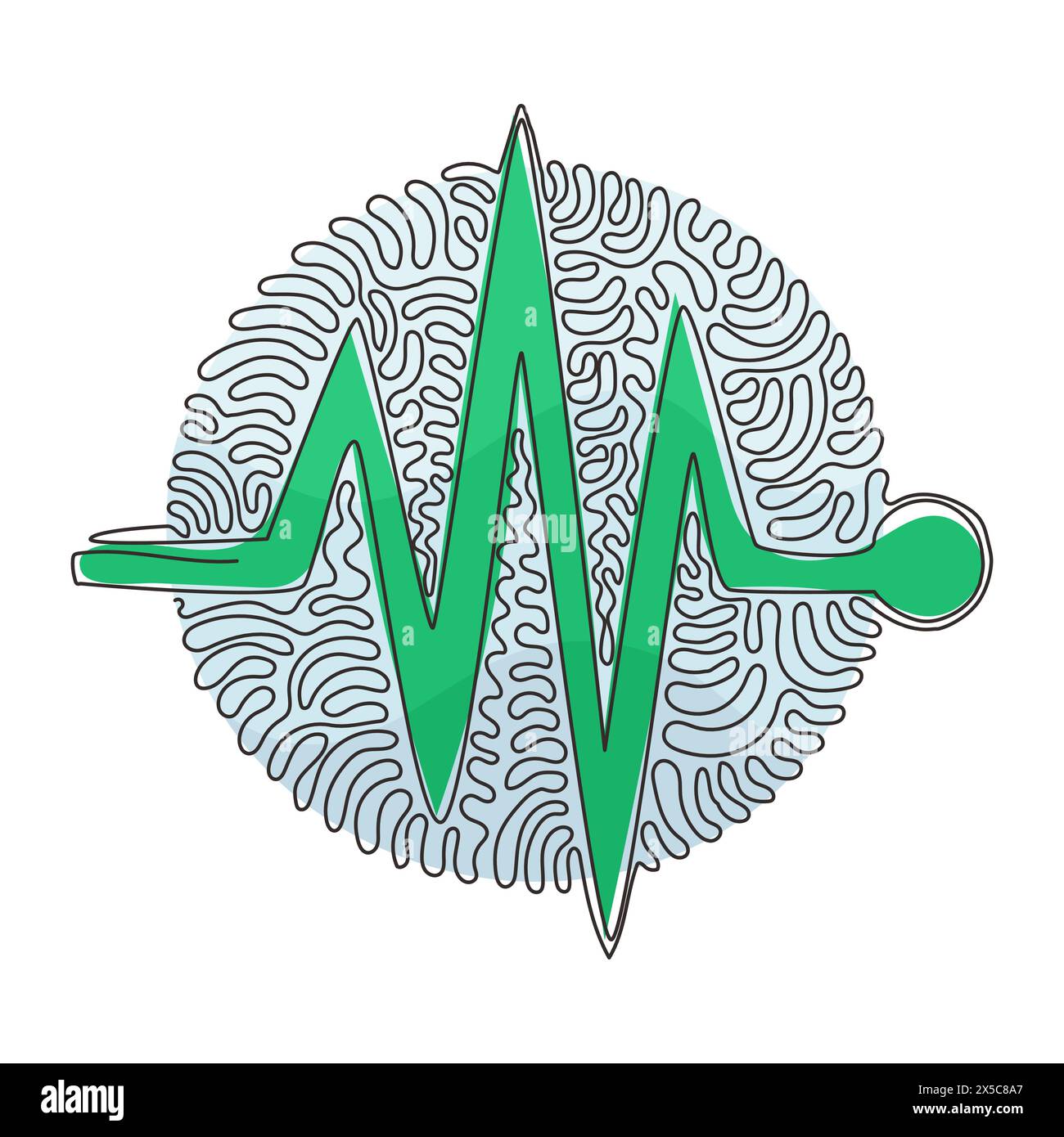 Pulse graphic heart mono hi-res stock photography and images - Alamy
