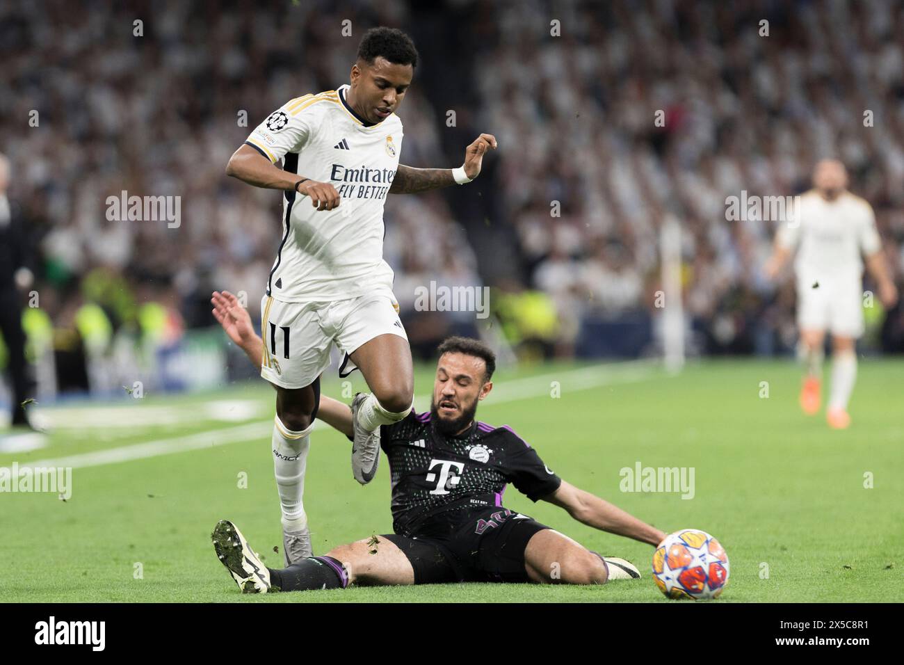 MADRID, SPAIN - MAY 8: Rodrygo Goes of Real Madrid in action during the ...