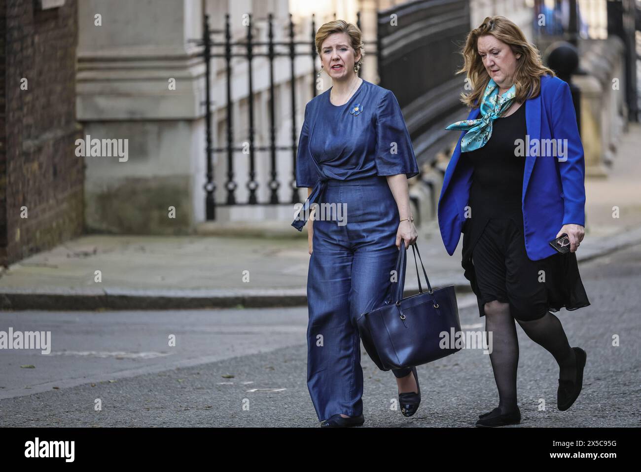 London, UK. 08th May, 2024. Andrea Jenkyns and colleague. Dozens of ...