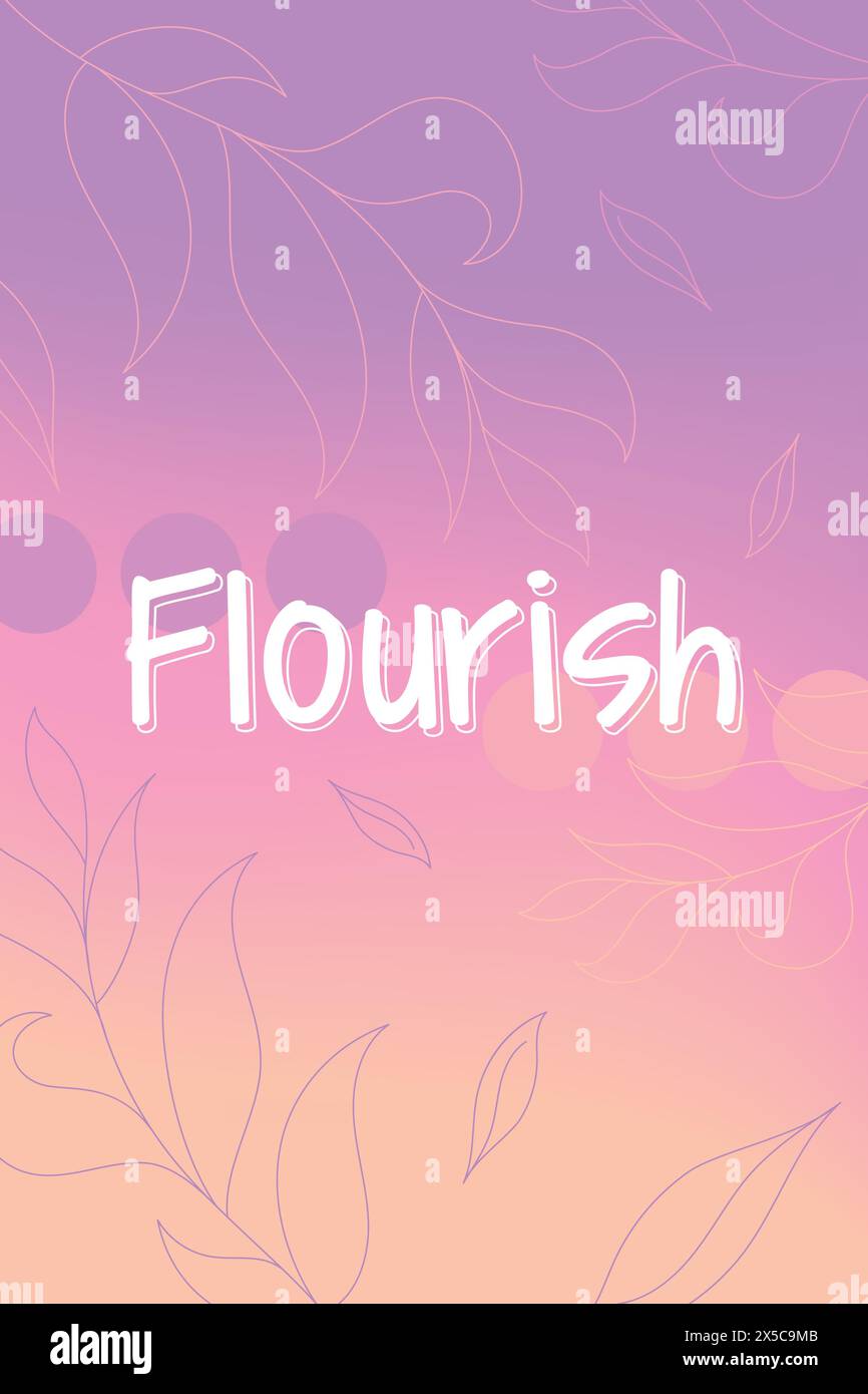 Colorful gradient background with motivational text Vector Stock Vector ...
