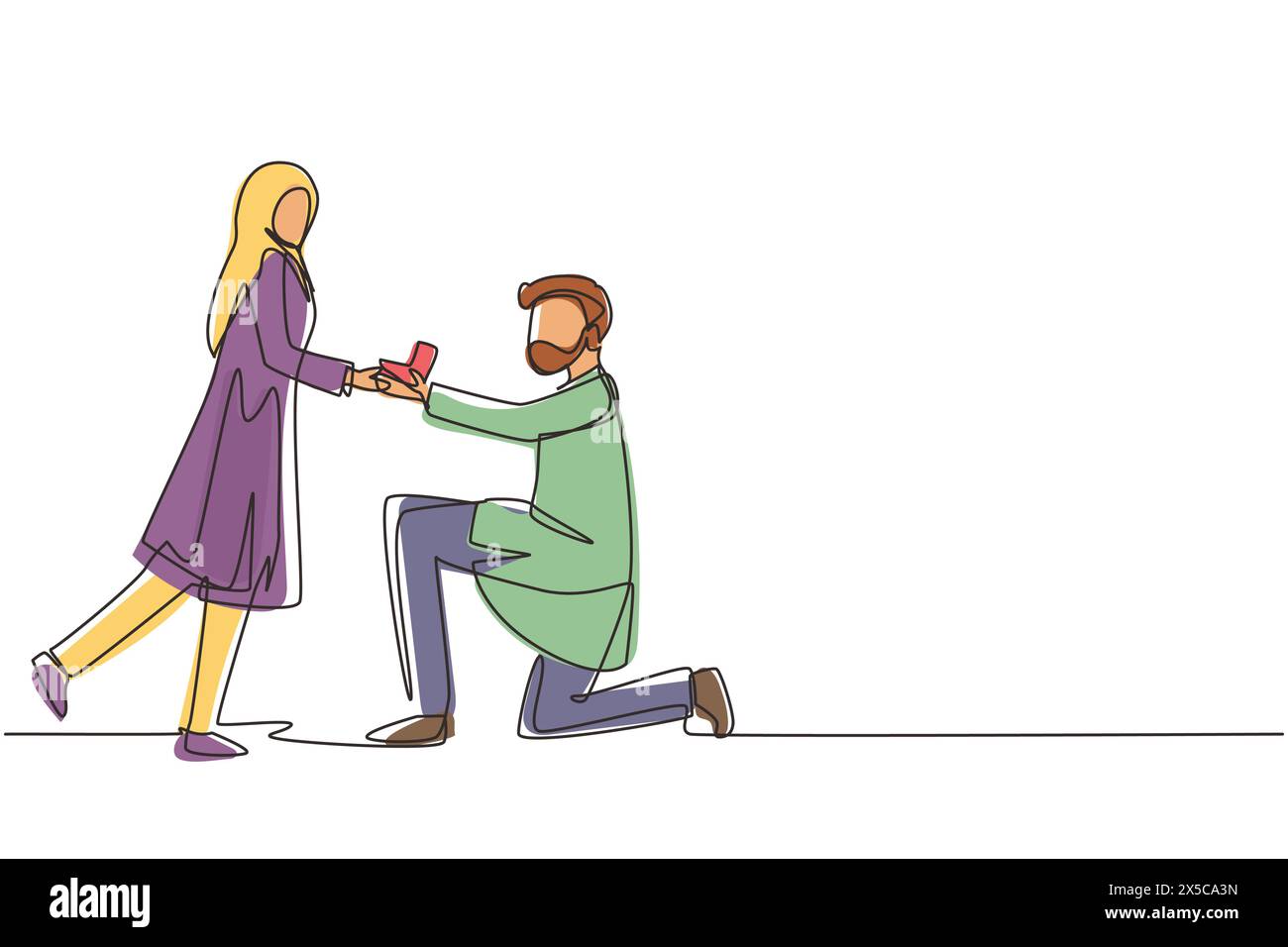 Proposal wedding couple silhouette hi-res stock photography and images ...