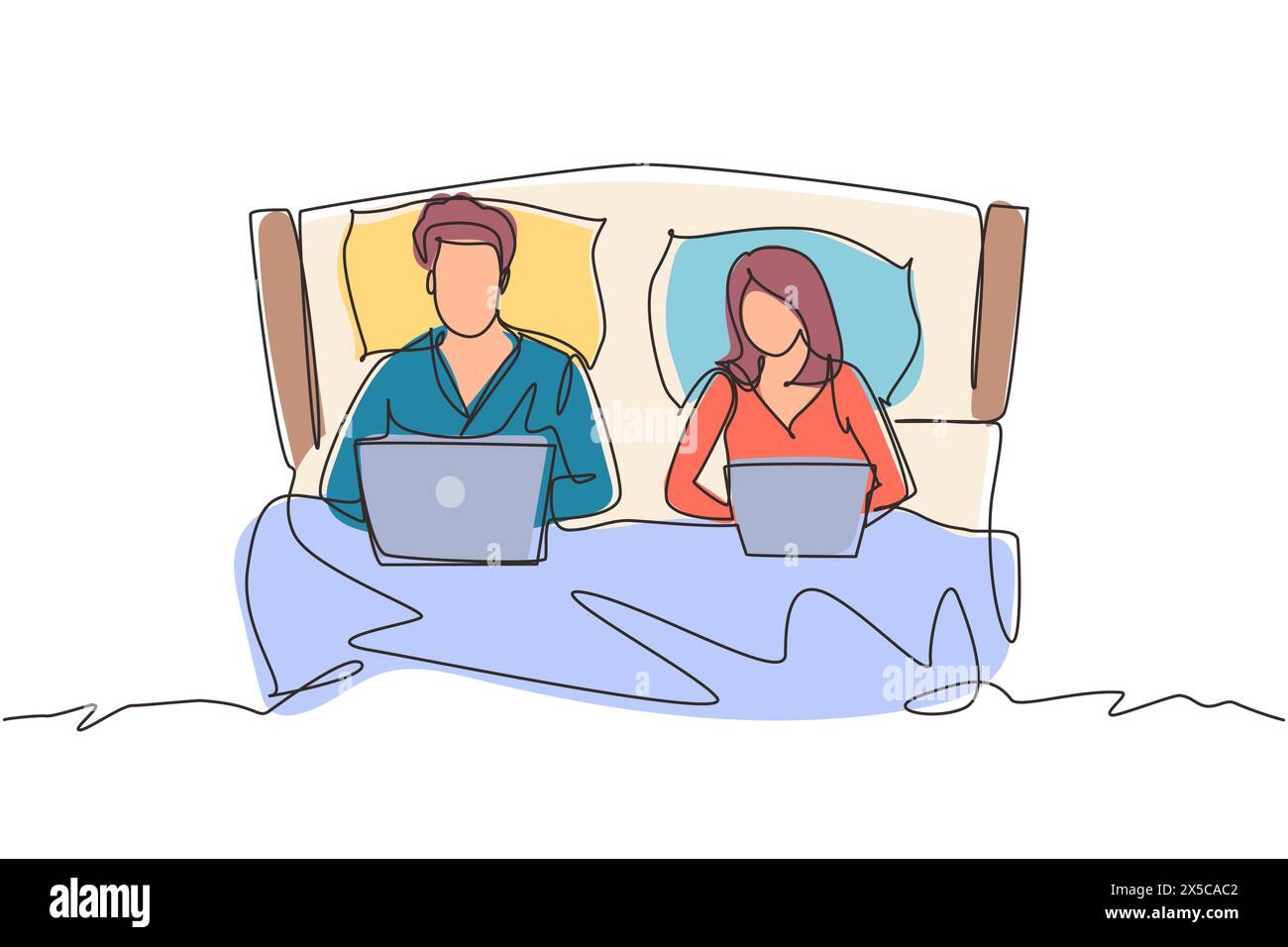 Romantic man woman lying Cut Out Stock Images & Pictures - Alamy