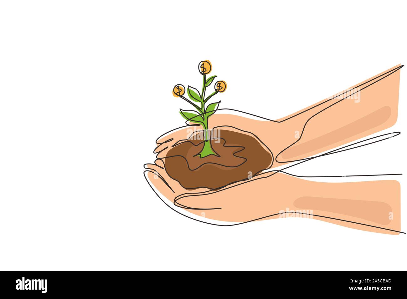 Silhouette growing tree in shape Stock Vector Images - Alamy