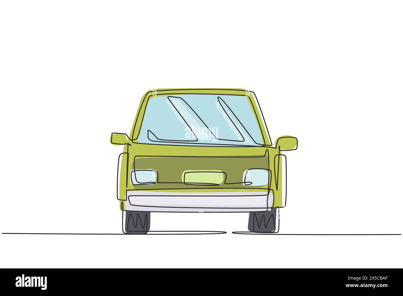 Single continuous line drawing cabriolet car. Luxury sport business ...