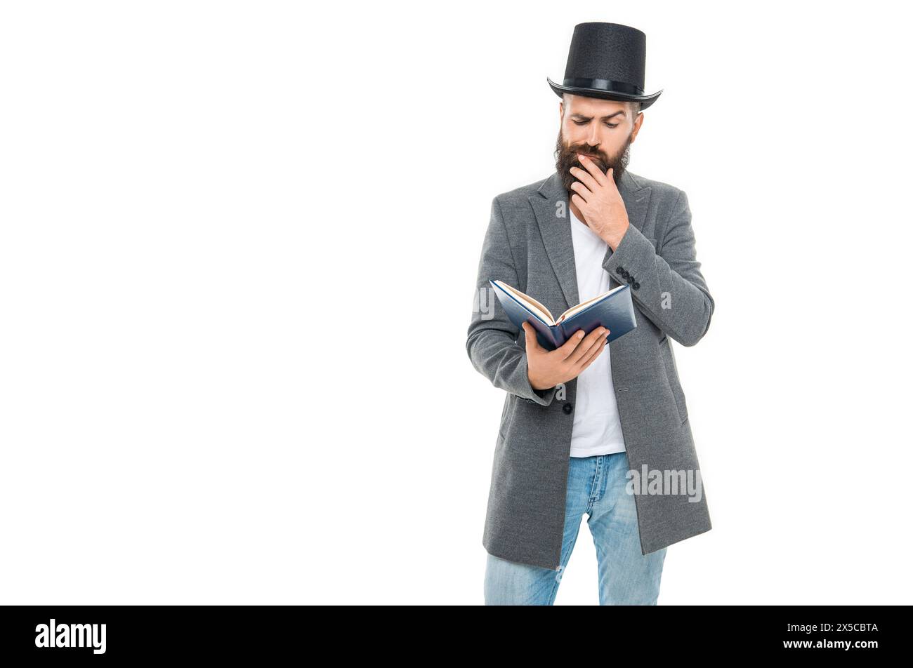 University teacher. Teacher presenting book. Man teacher study ...