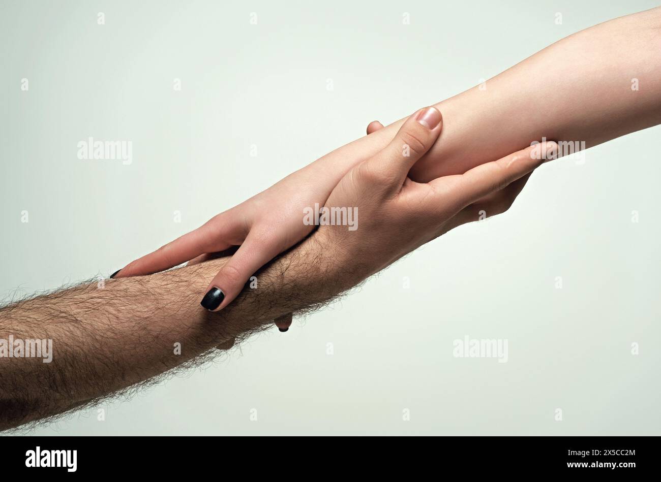 Helping hand. Holding hand, close up. Giving a helping hand. Rescue ...