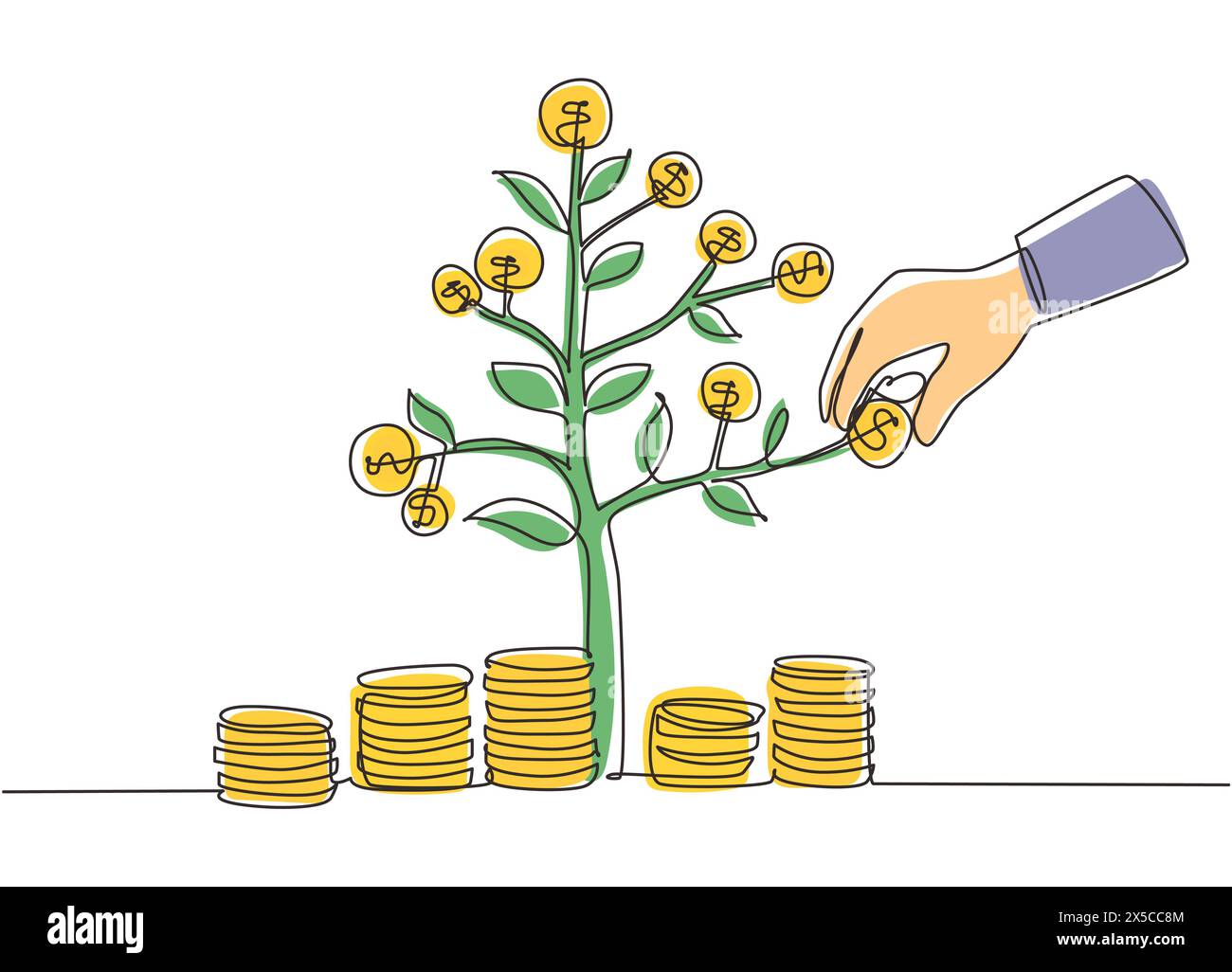 One saving bank Stock Vector Images - Alamy