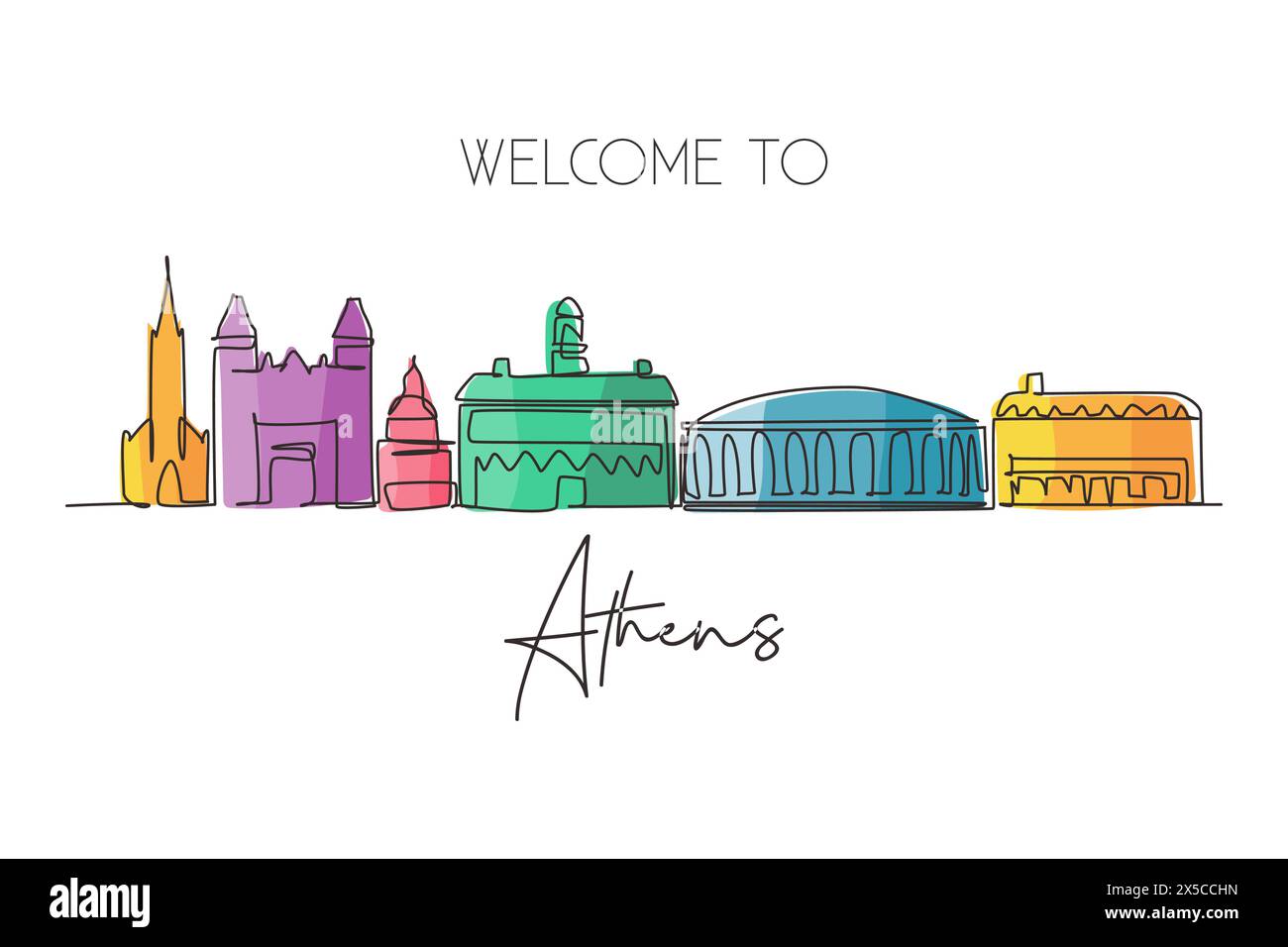 Beautiful scenery and monuments Stock Vector Images - Alamy