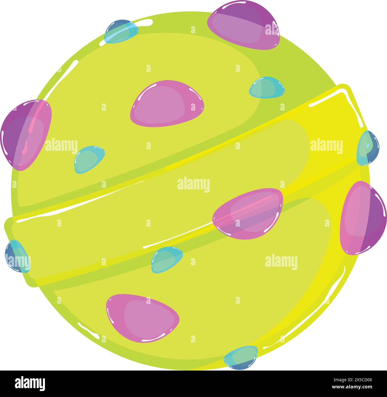 Isolated Chewy Sugar Gummy Jelly Candy Isolated Icon Hi Res Stock 2187