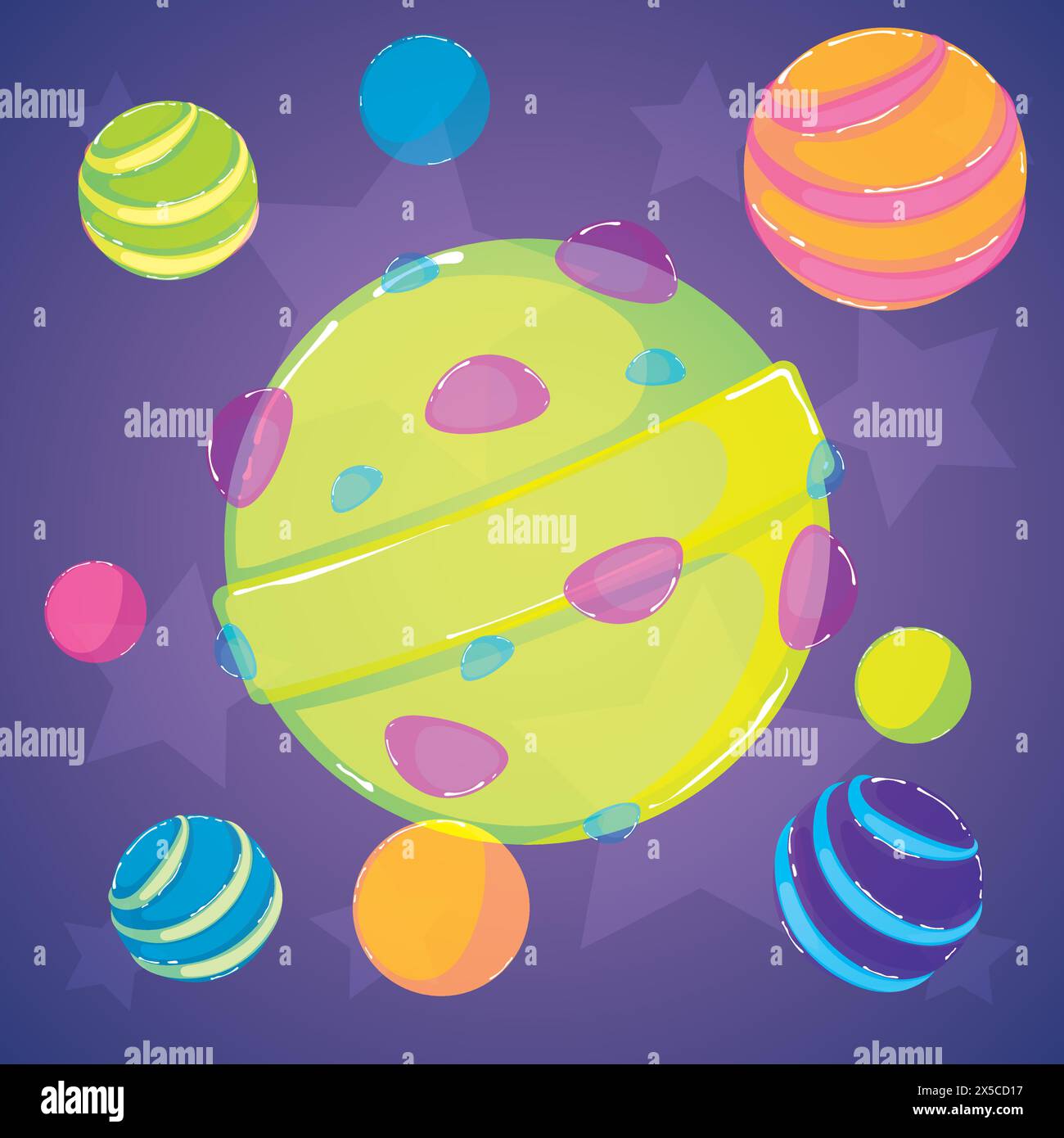 Colored candy land Sweet abstract space Vector Stock Vector Image & Art ...