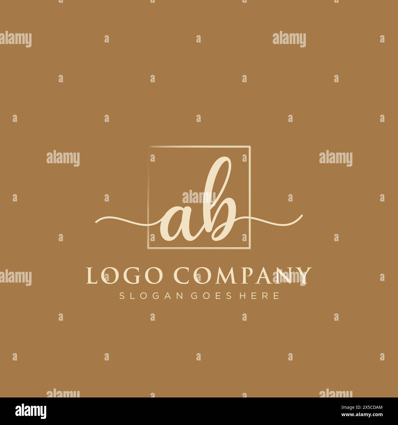 Ab initial icon Stock Vector Images - Alamy