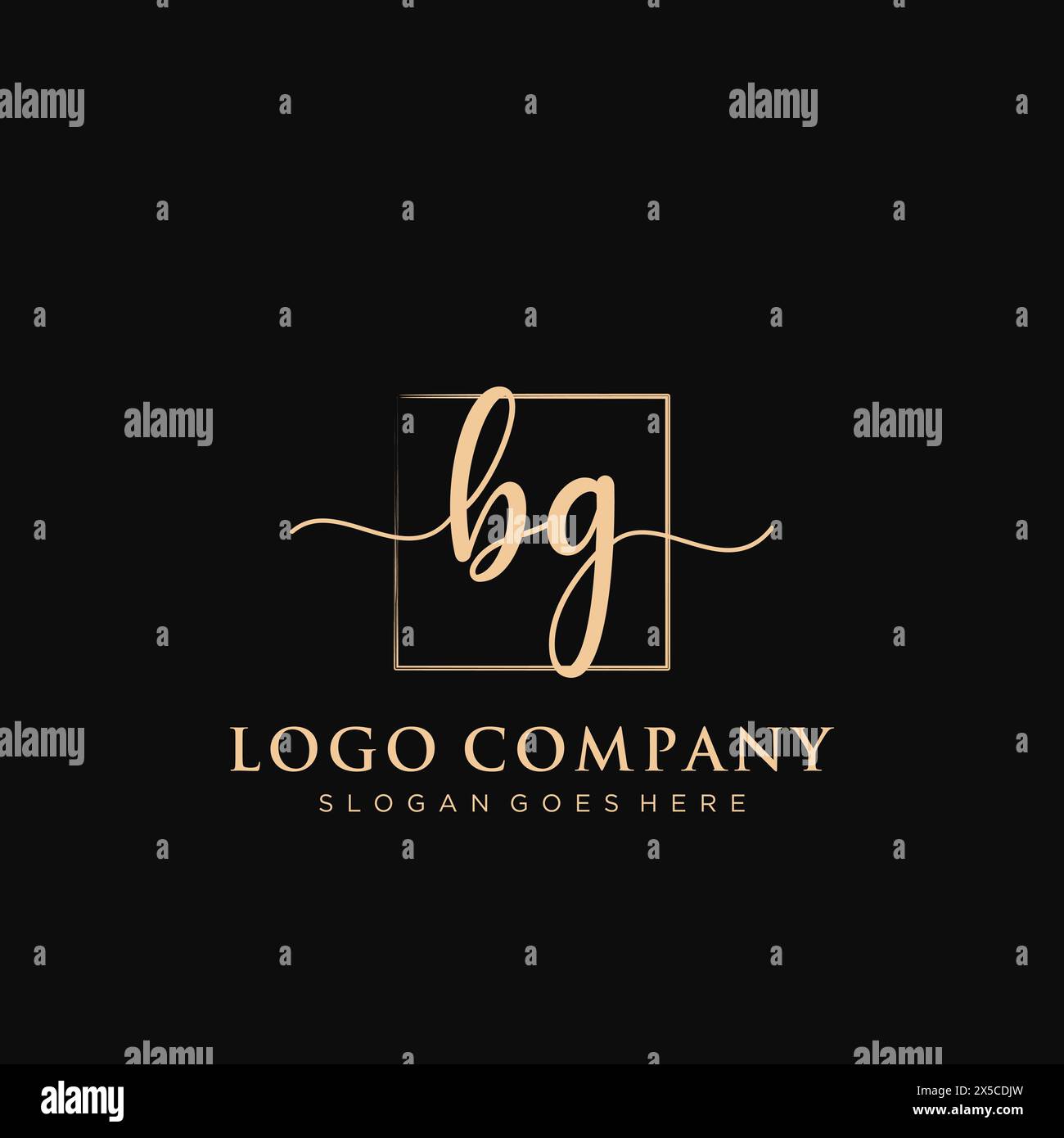 Bg handwriting Stock Vector Images - Alamy