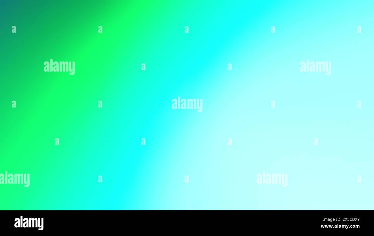 Green, cyan and blue colors spectrum blurred gradient animation. Soft ...