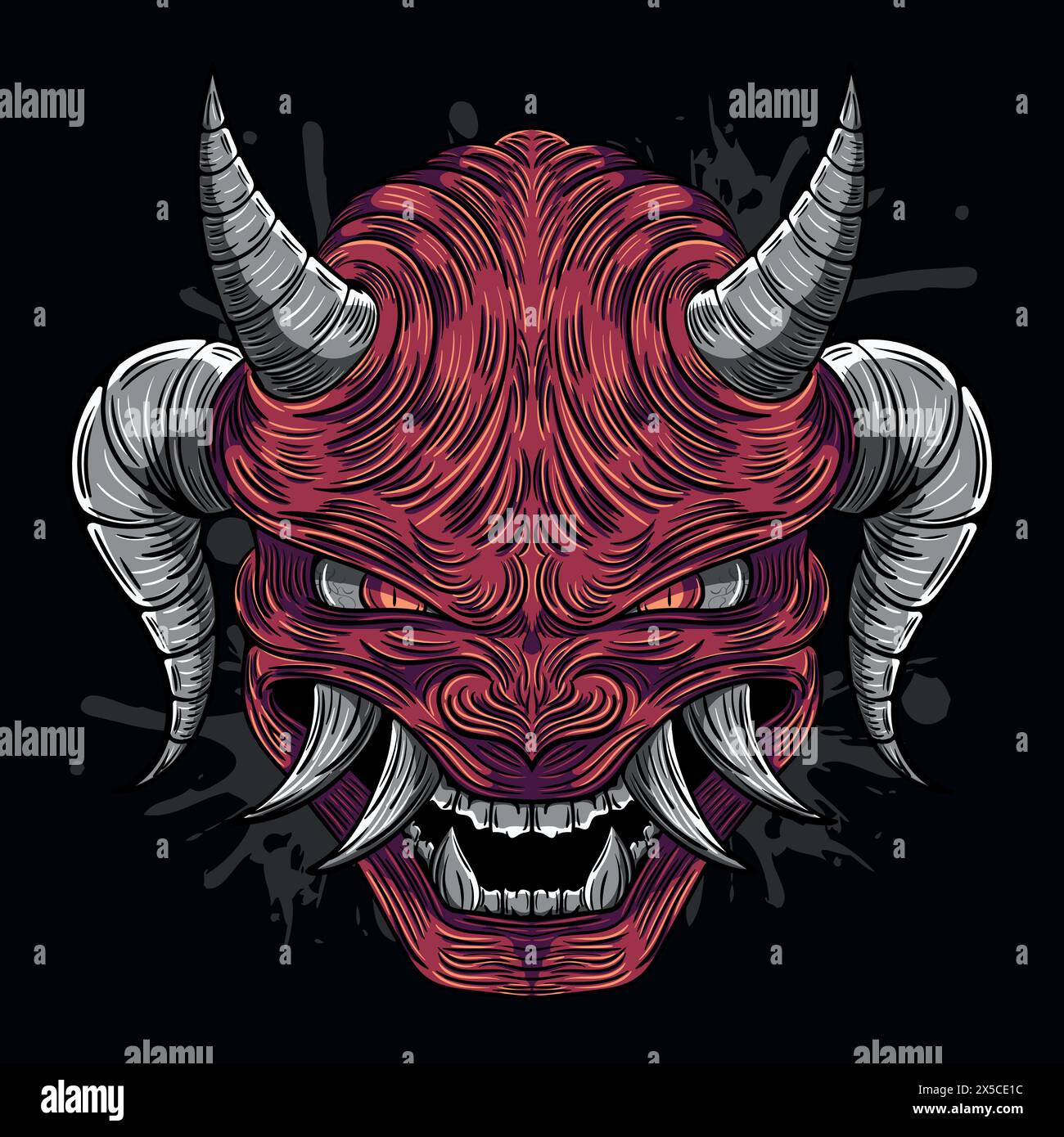 Through twisted features and malevolently piercing eyes, the image ...