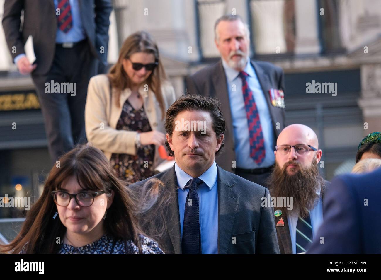 London, UK, 8th May, 2024. Johnny Mercer MP, Veterans' Minister departs ...
