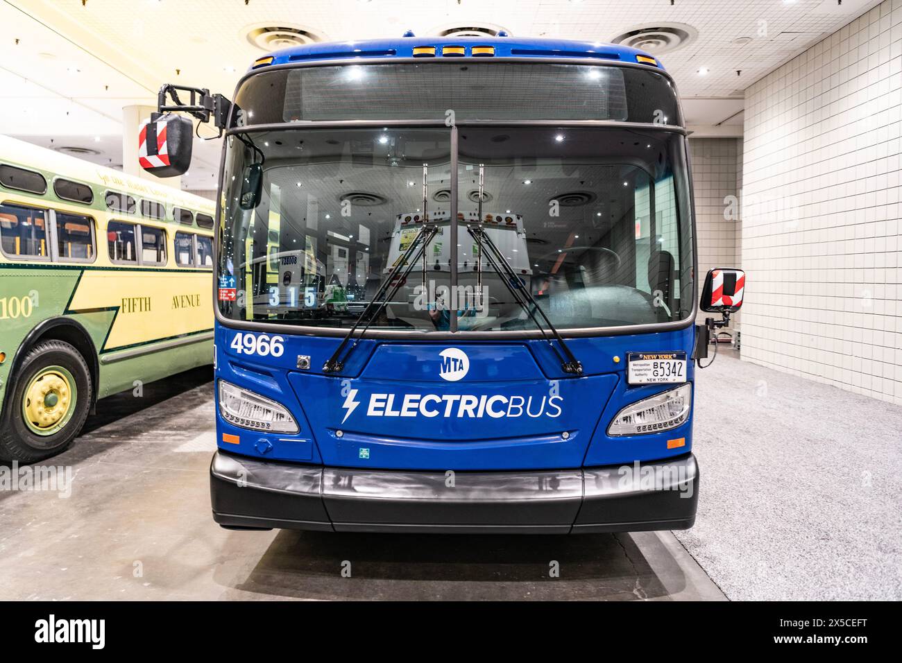 New York City, USA - March 27, 2024: MTA New Flyer Xcelsior XD60 ...