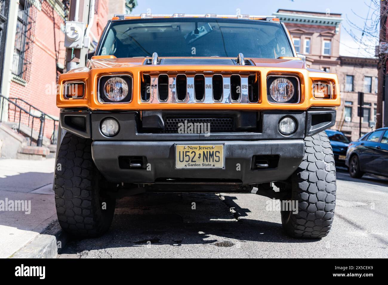 New York City, USA - March 31, 2024: 2006 HUMMER H2 SUT vehicle car ...