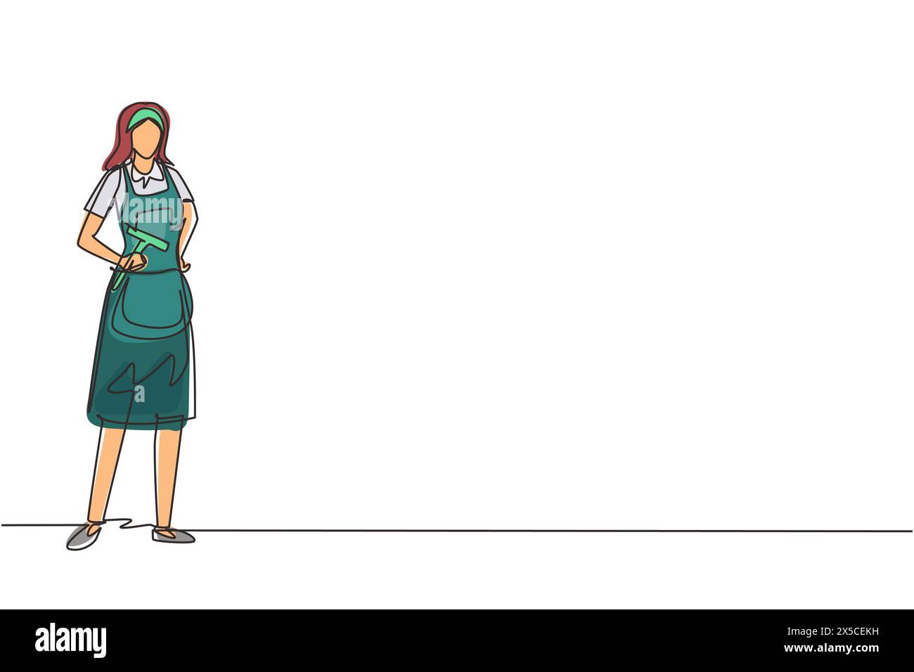 Worker smiling posing Stock Vector Images - Alamy