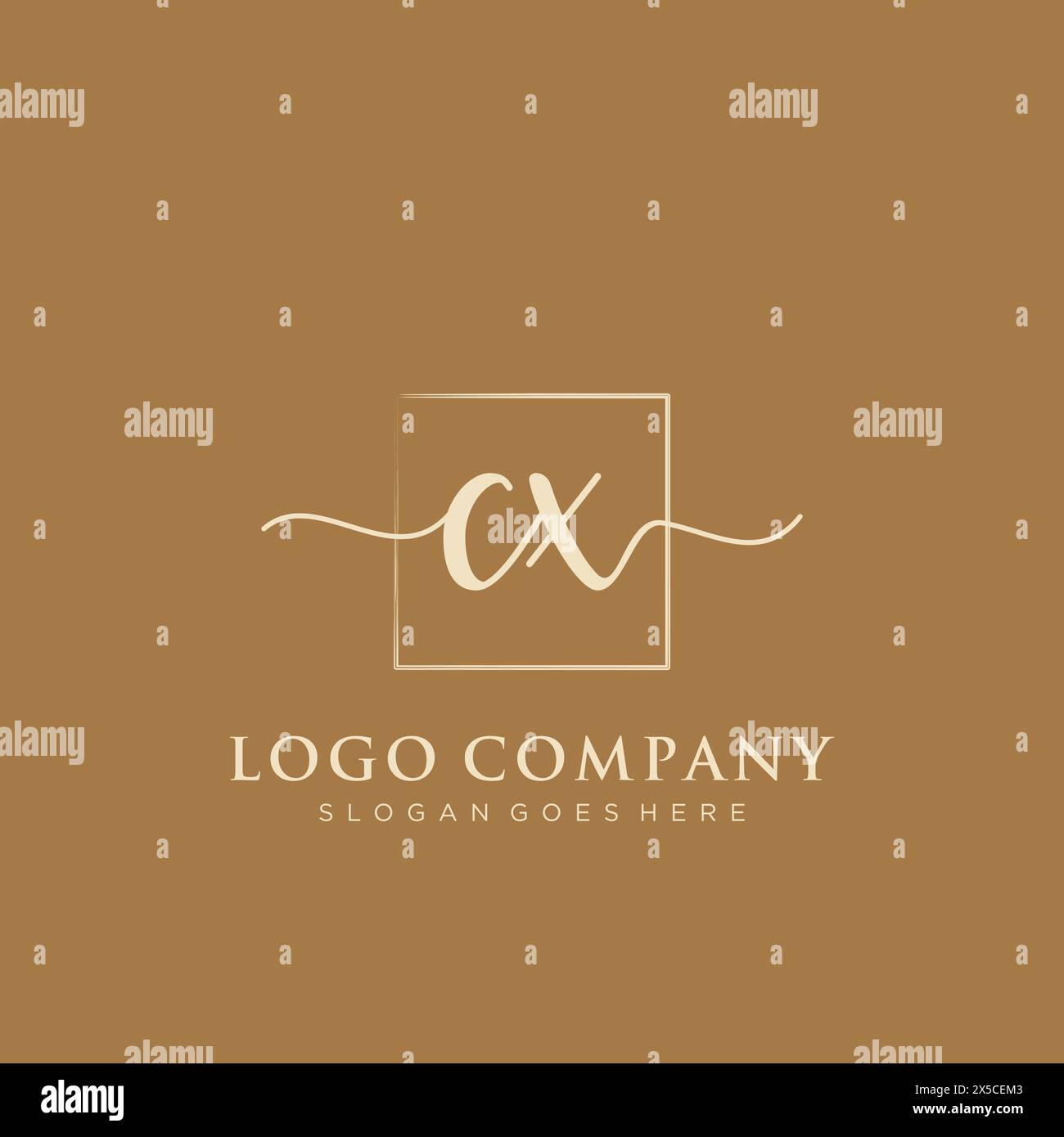 Initial cx logo Stock Vector Images - Alamy