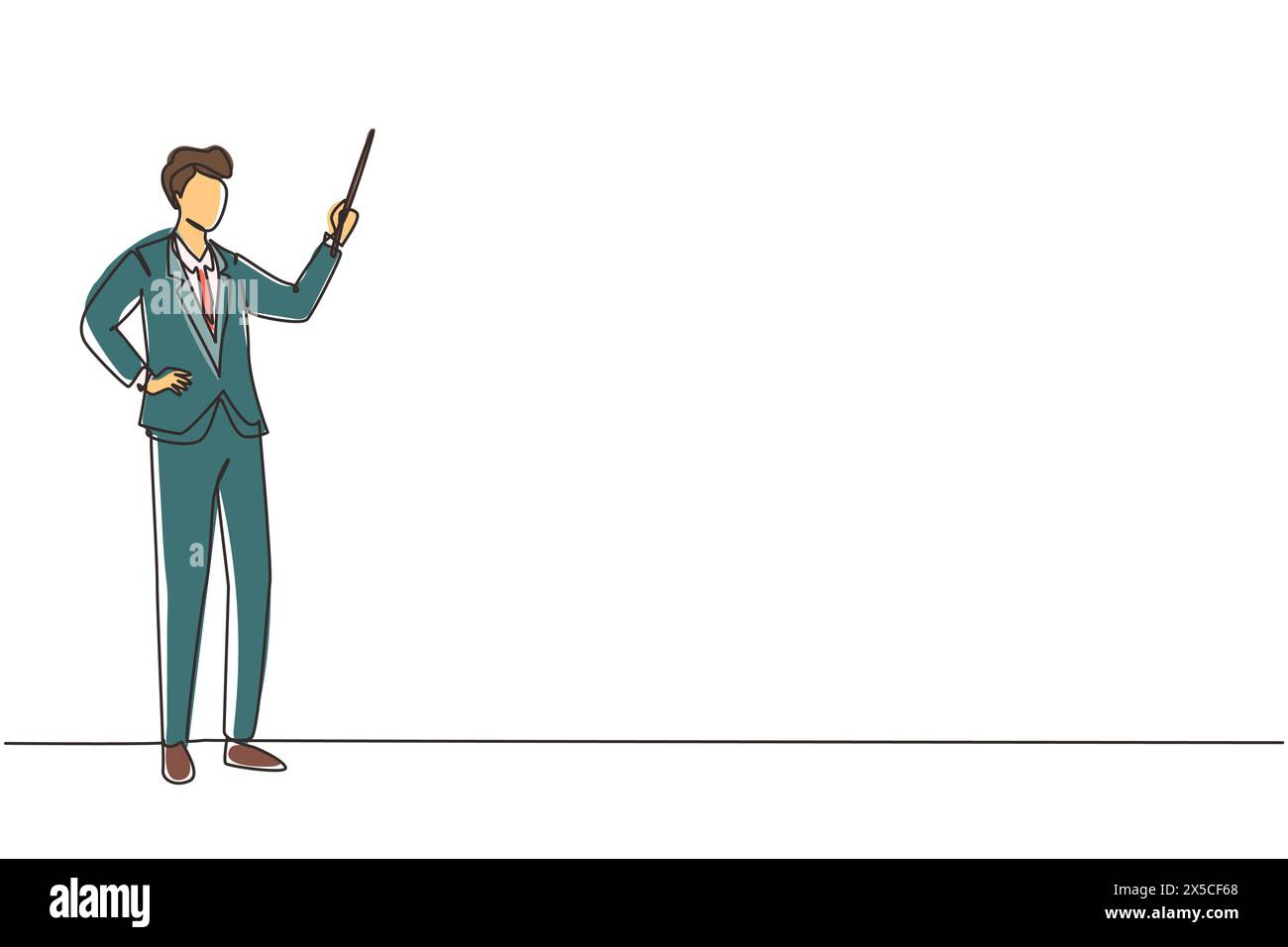 Corporate employee in suit Stock Vector Images - Alamy