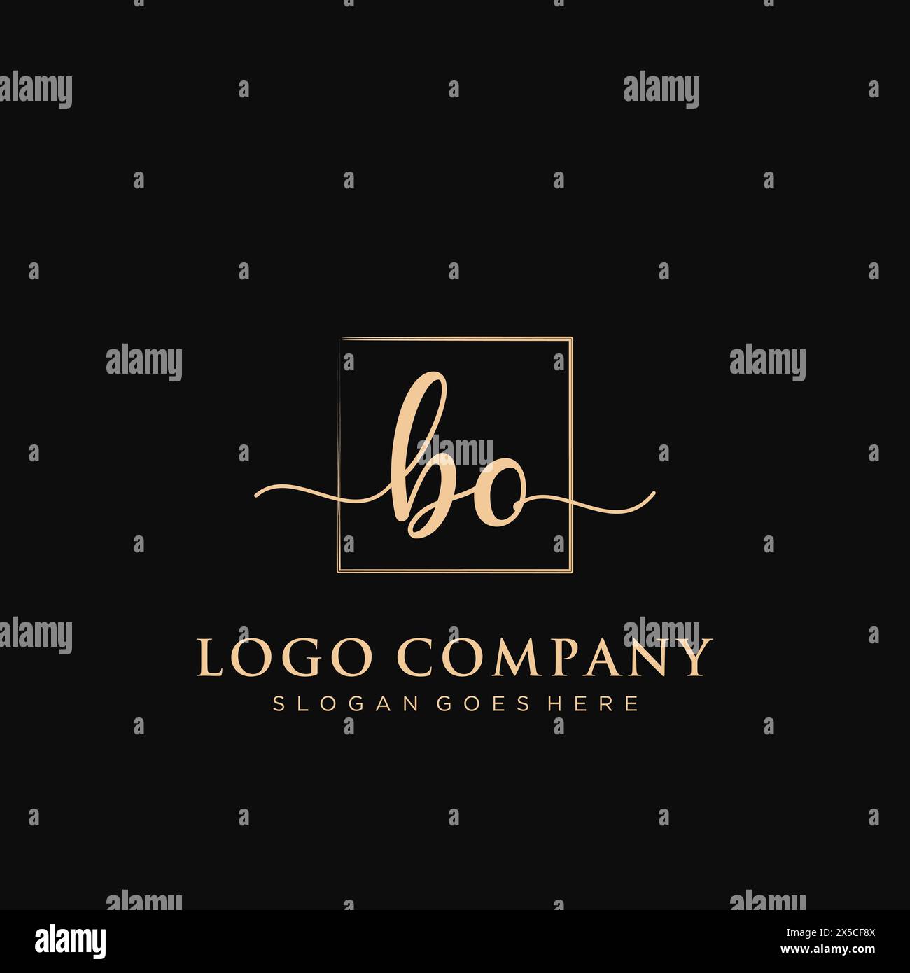 Bo initial hi-res stock photography and images - Alamy