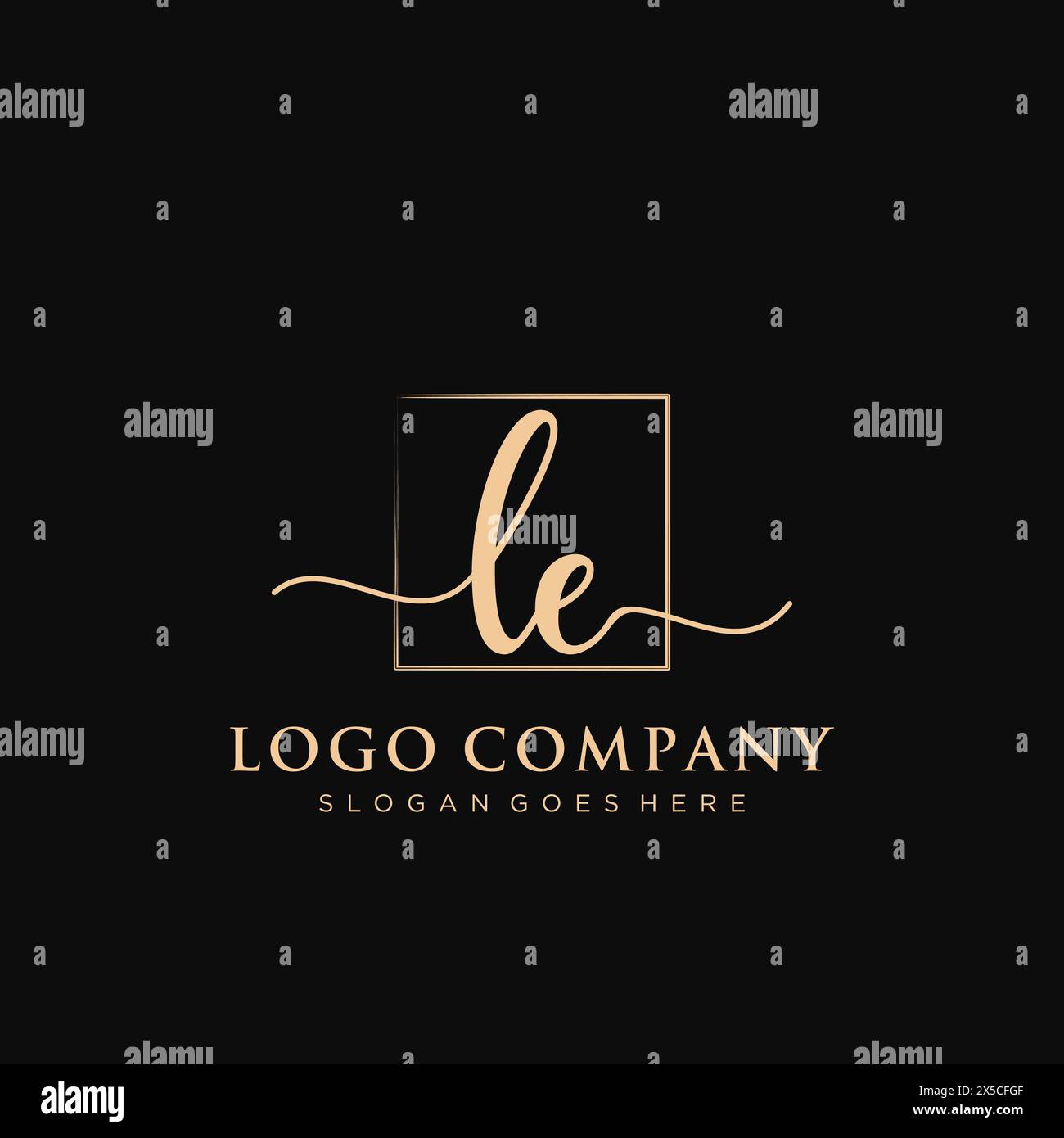 Le modern logo Stock Vector Images - Alamy