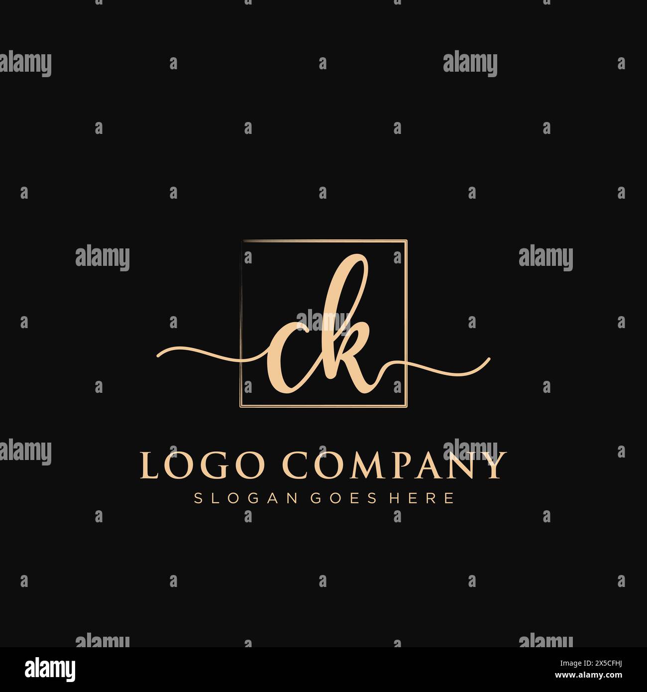 Initial ck Stock Vector Images - Alamy