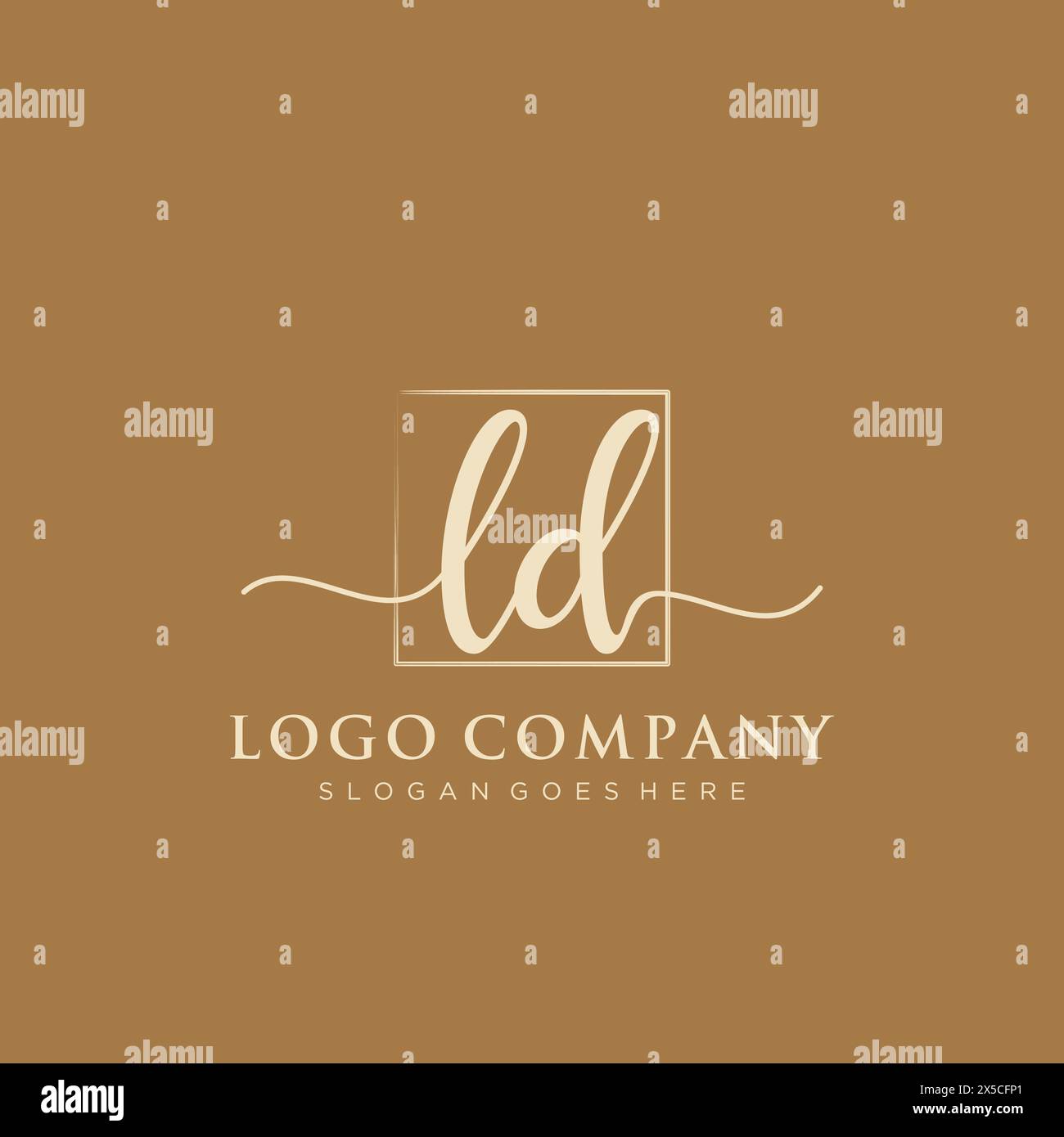 Initial ld Stock Vector Images - Alamy