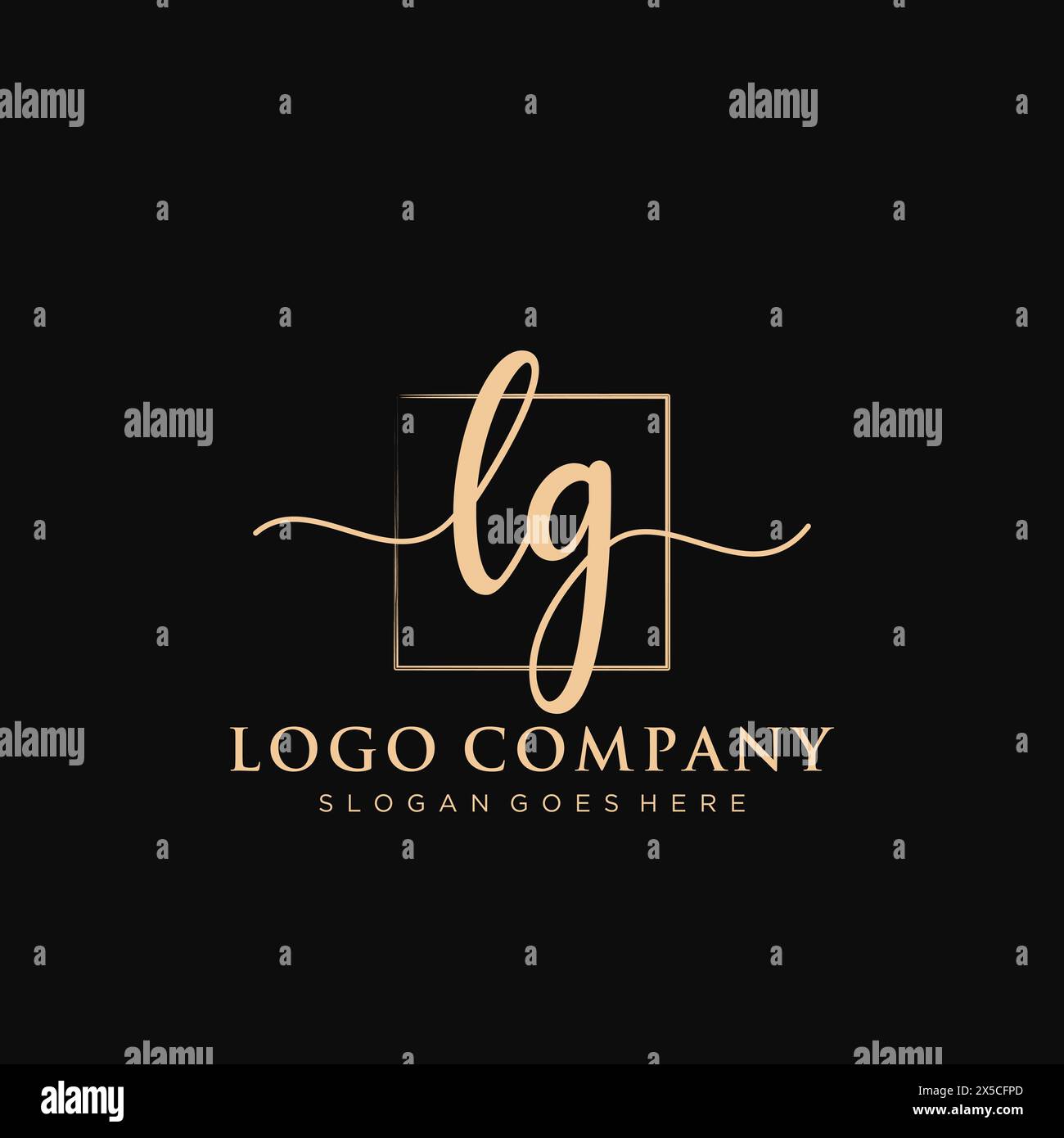 Lg initial Stock Vector Images - Alamy