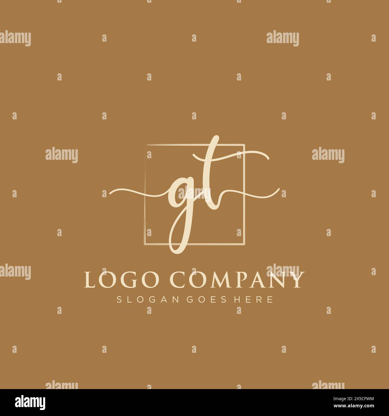 Initial letter gt vector vectors hi-res stock photography and images ...