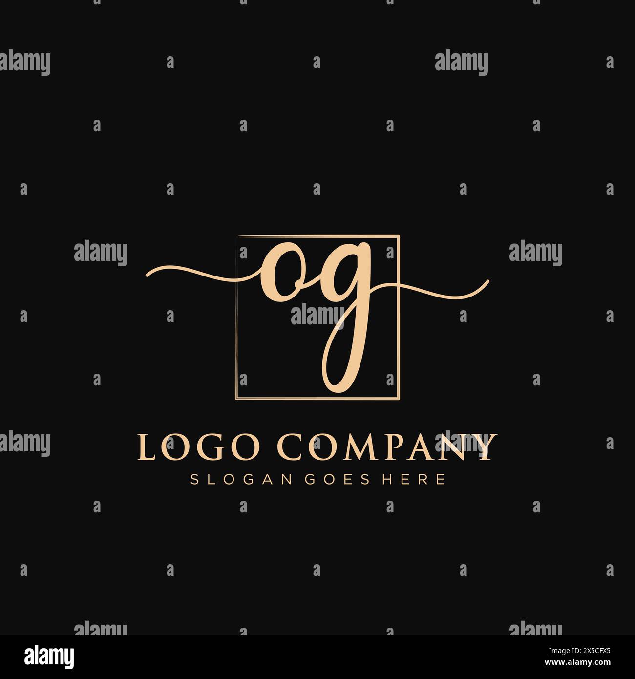 Og initial hi-res stock photography and images - Alamy