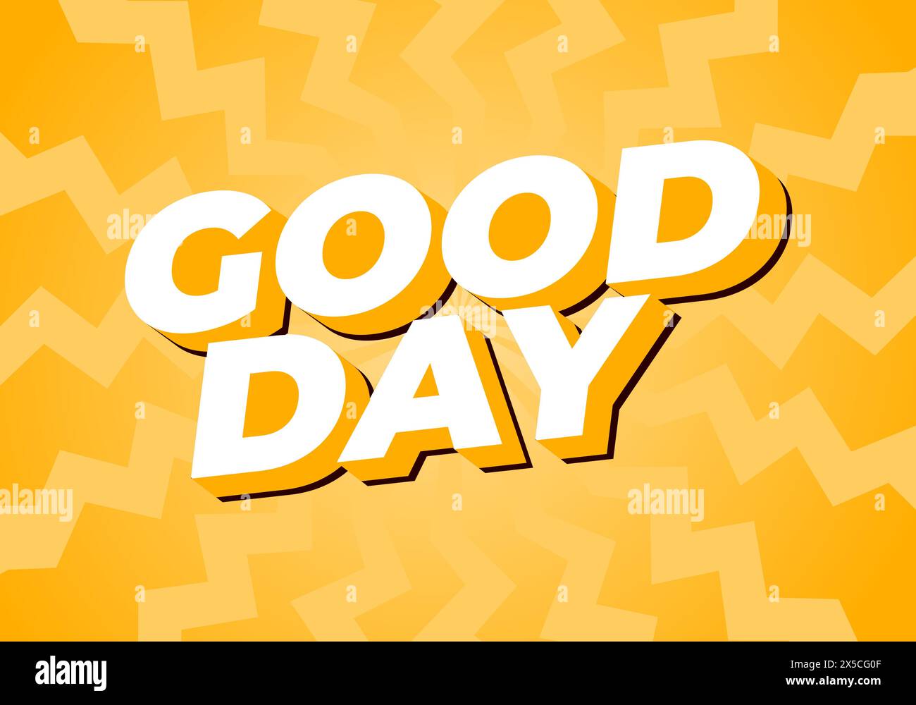 Good day 3d text hi-res stock photography and images - Alamy