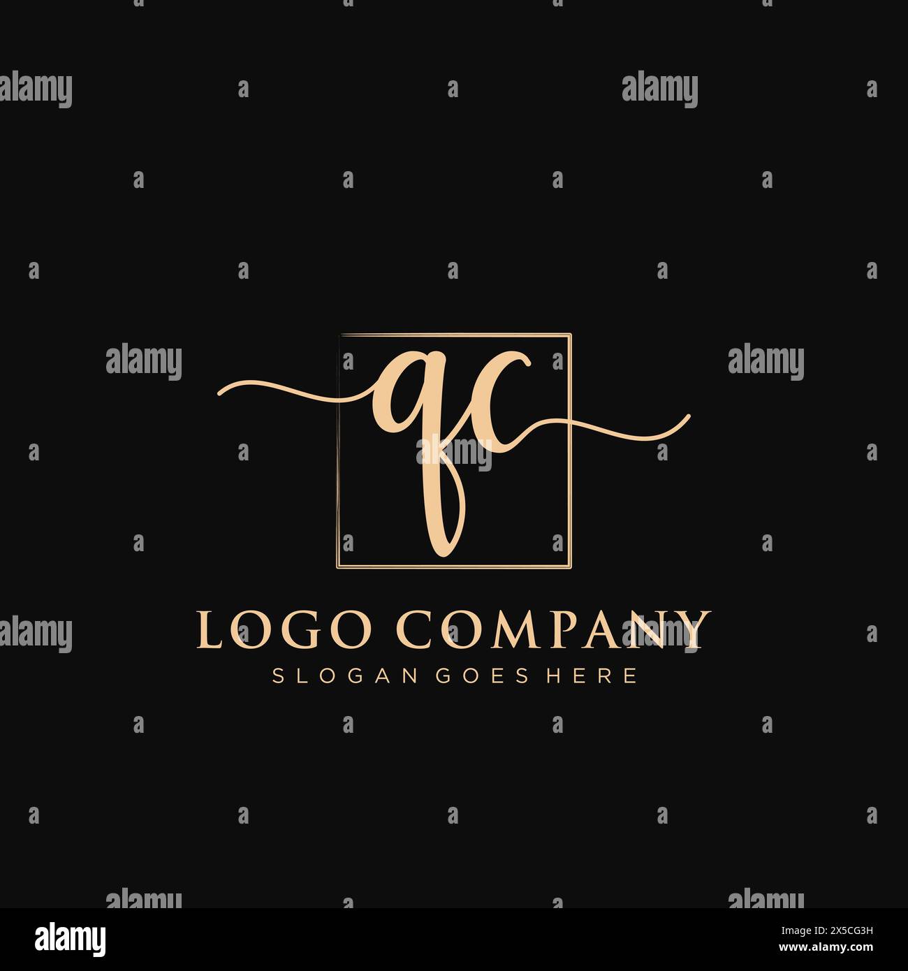 Qc initial hi-res stock photography and images - Alamy