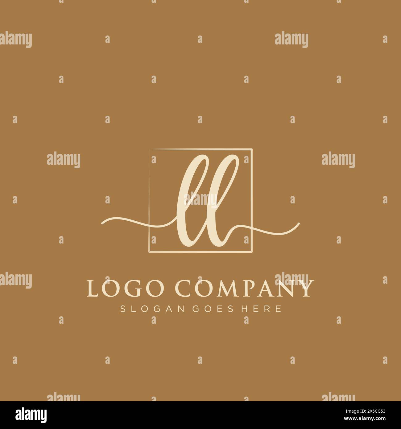 Ll initial Stock Vector Images - Alamy