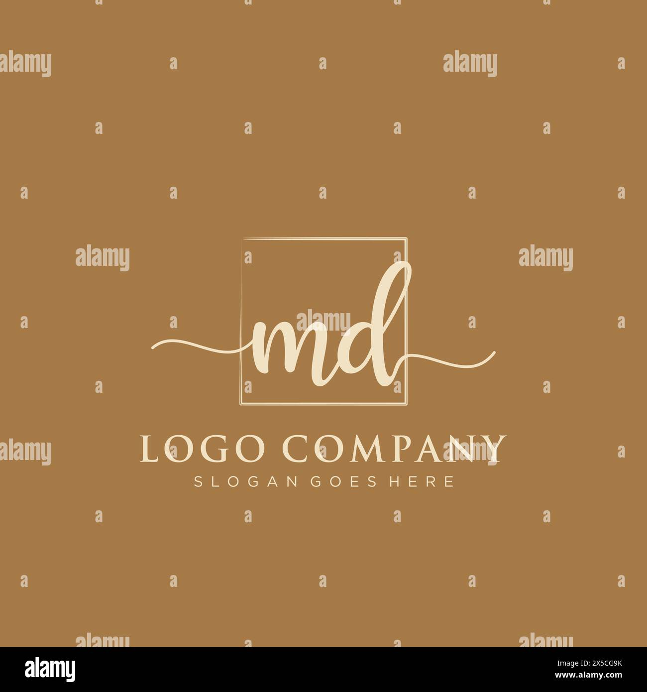 Md initial Stock Vector Images - Alamy
